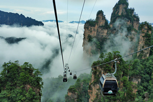 Montaña Tianzi de Zhangjiajie, China